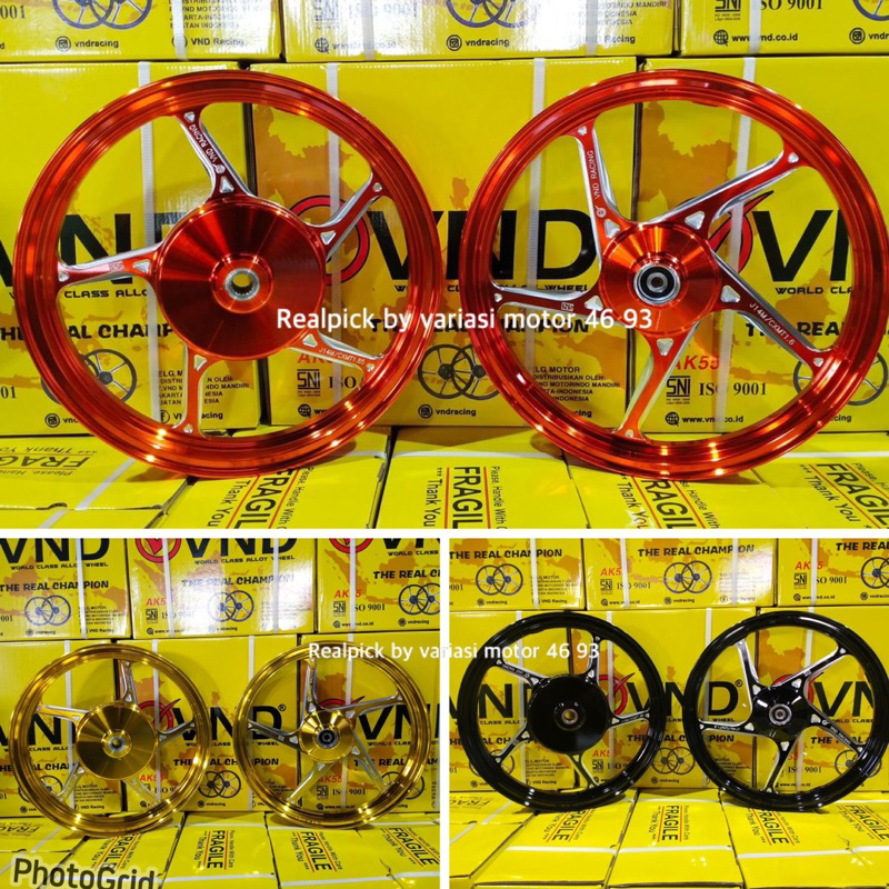 Jual velg vnd ak55 vario 150 / vario 125 original vnd ak55 vario ring 14 | Shopee Indonesia
