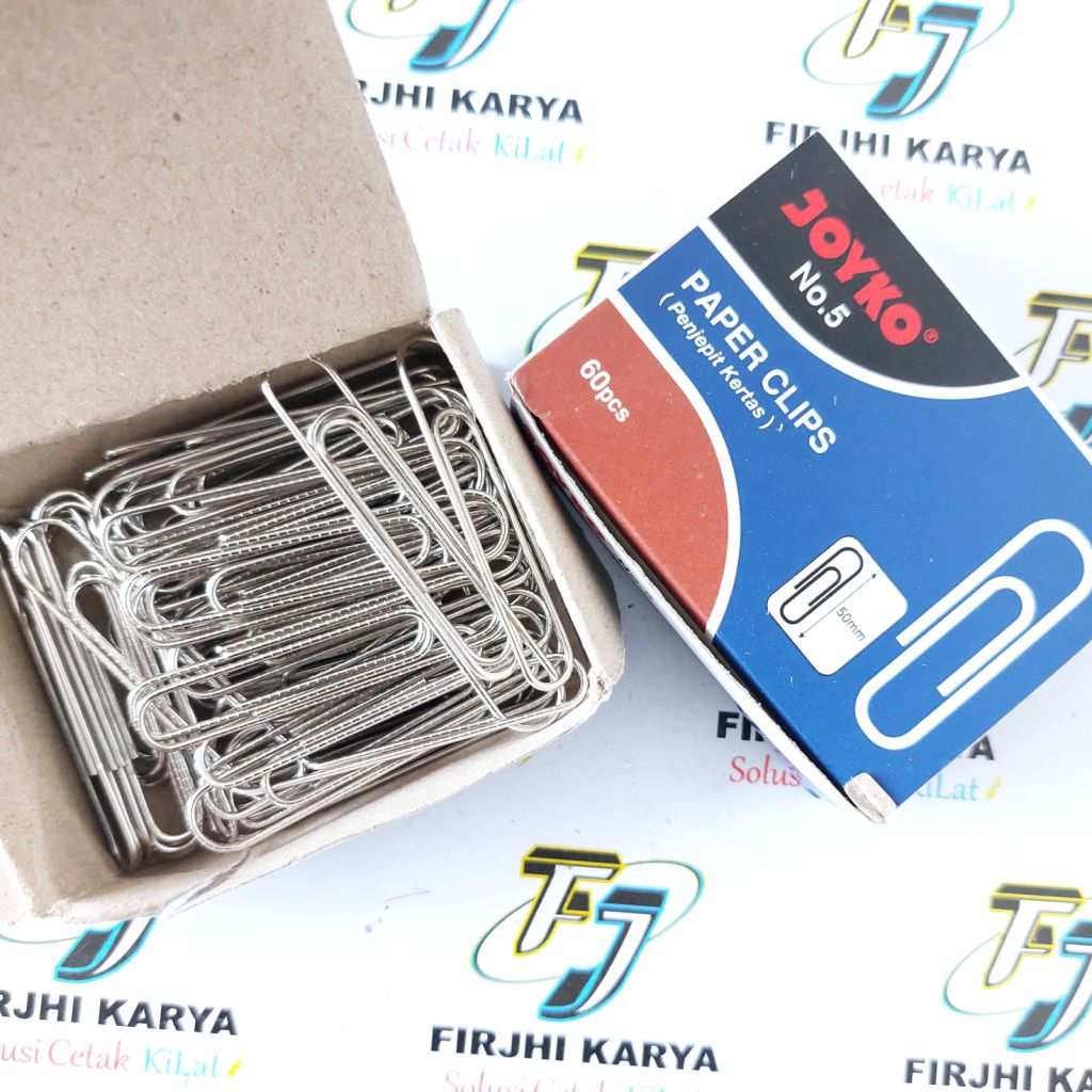 Jual Paper Clip Trigonal Joyko No.5 - Penjepit Kertas Besar | Shopee ...