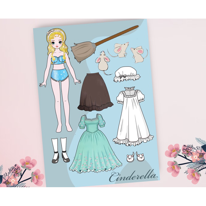 Jual Bongkar Pasang Kertas Boneka Mainan Paperdoll | Shopee Indonesia