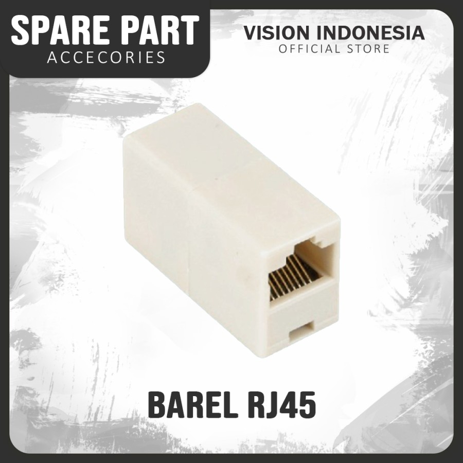 Jual Barel RJ 45 / Barel RJ45 / Sambungan RJ45 - 100 / Sambungan LAN ...
