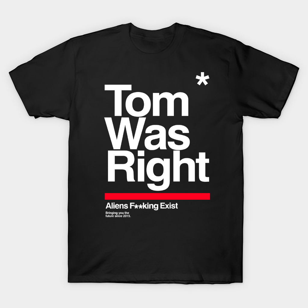 Jual Kaos T shirt Tom was right alien exist tom delonge blink 182 to ...