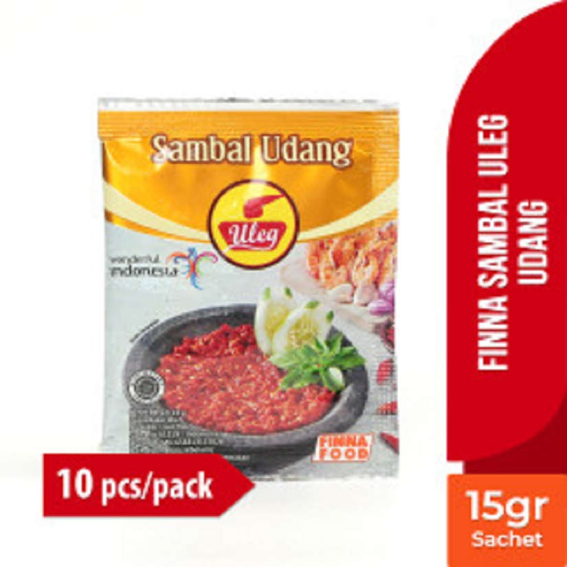 Jual Sambal uleg finna food isi 10 pcs x 15 gram | Shopee Indonesia
