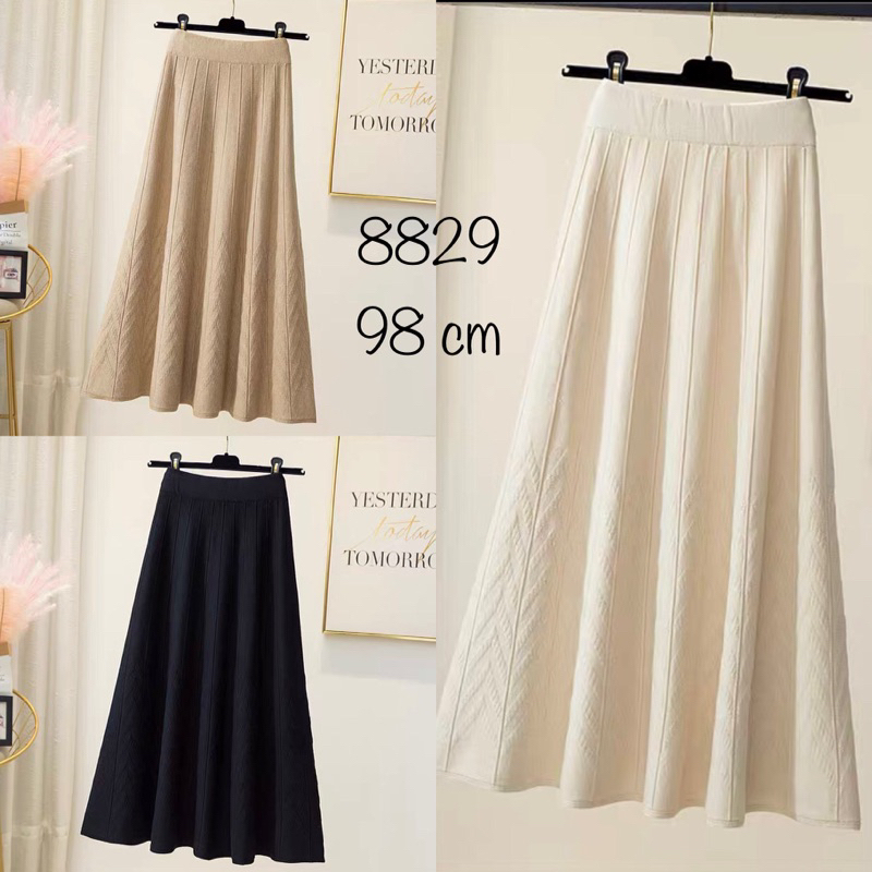 Jual Rok Rajut Panjang, Import, Premium, Panjang 98 cm, Bahan Tebal ...