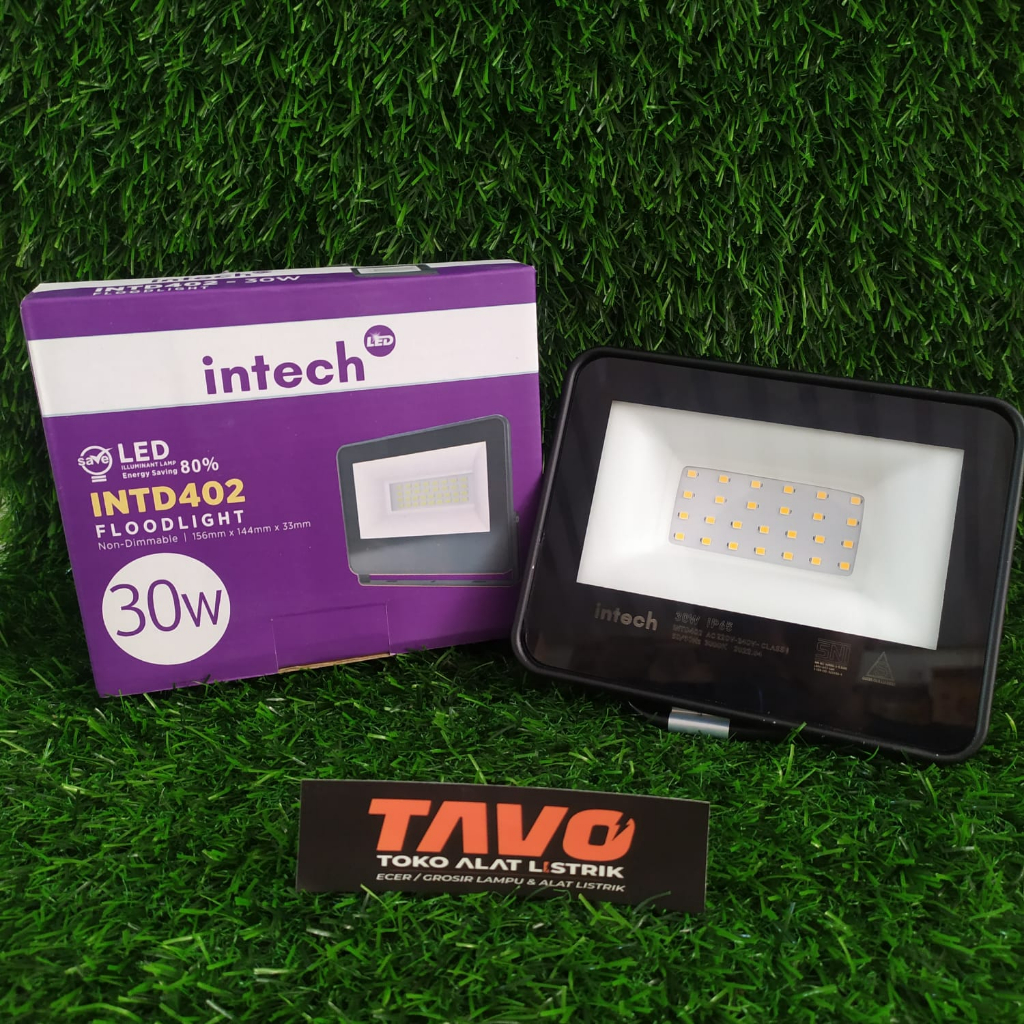Jual Lampu Sorot LED 30W INTECH KUNING / IN-TECH Lampu Sorot LED 30W ...