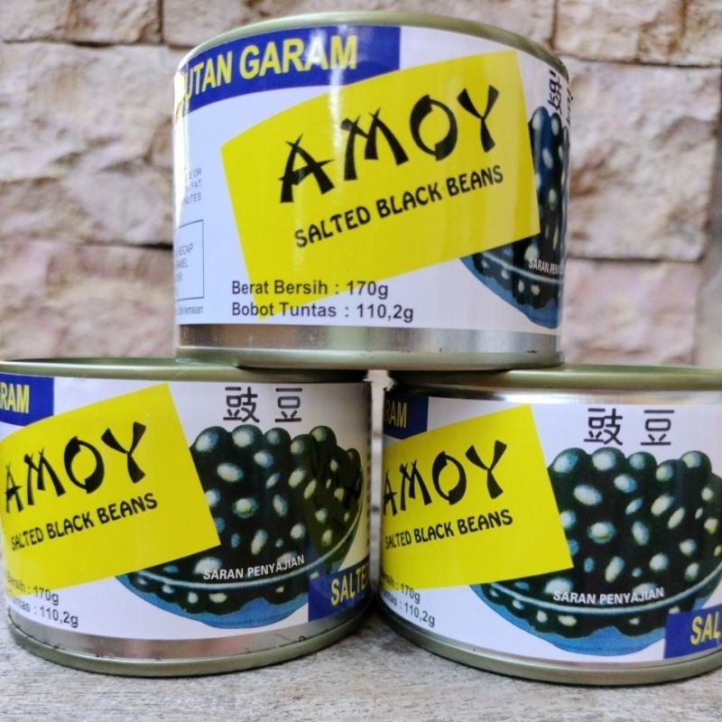Jual AMOY SALTED BLACK BEANS 170 GR / TAUSI KALENG. | Shopee Indonesia