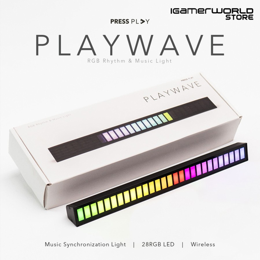 Jual Press Play PlayWave RGB Rhythm & Music Pickup Light | Shopee Indonesia