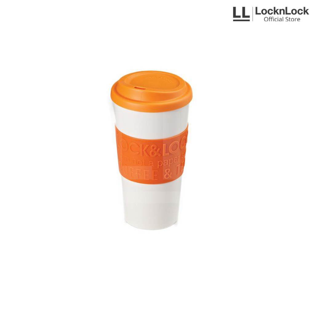 Jual LocknLock Eco Mug Cup 420mL - Orange | Shopee Indonesia
