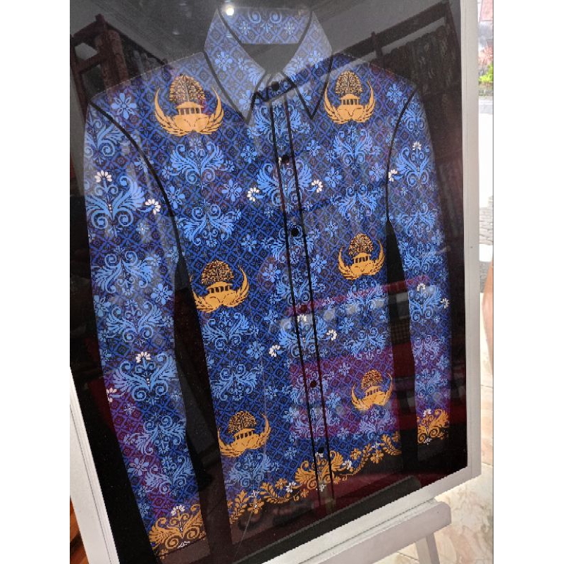 Jual BAHAN KAIN BATIK KORPRI KATUN 40S TERBARU RESMI BATIK ASN DOUBLE ...