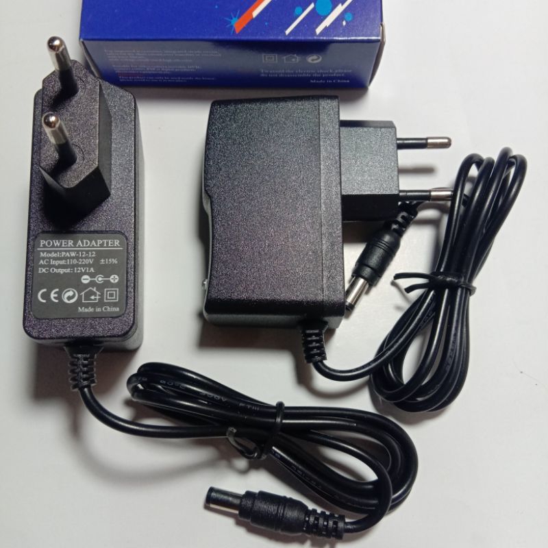 Jual Adaptor DC 12V 1A jack 5.5 x 2.5mm LED indikator K-Vision CCTV ...