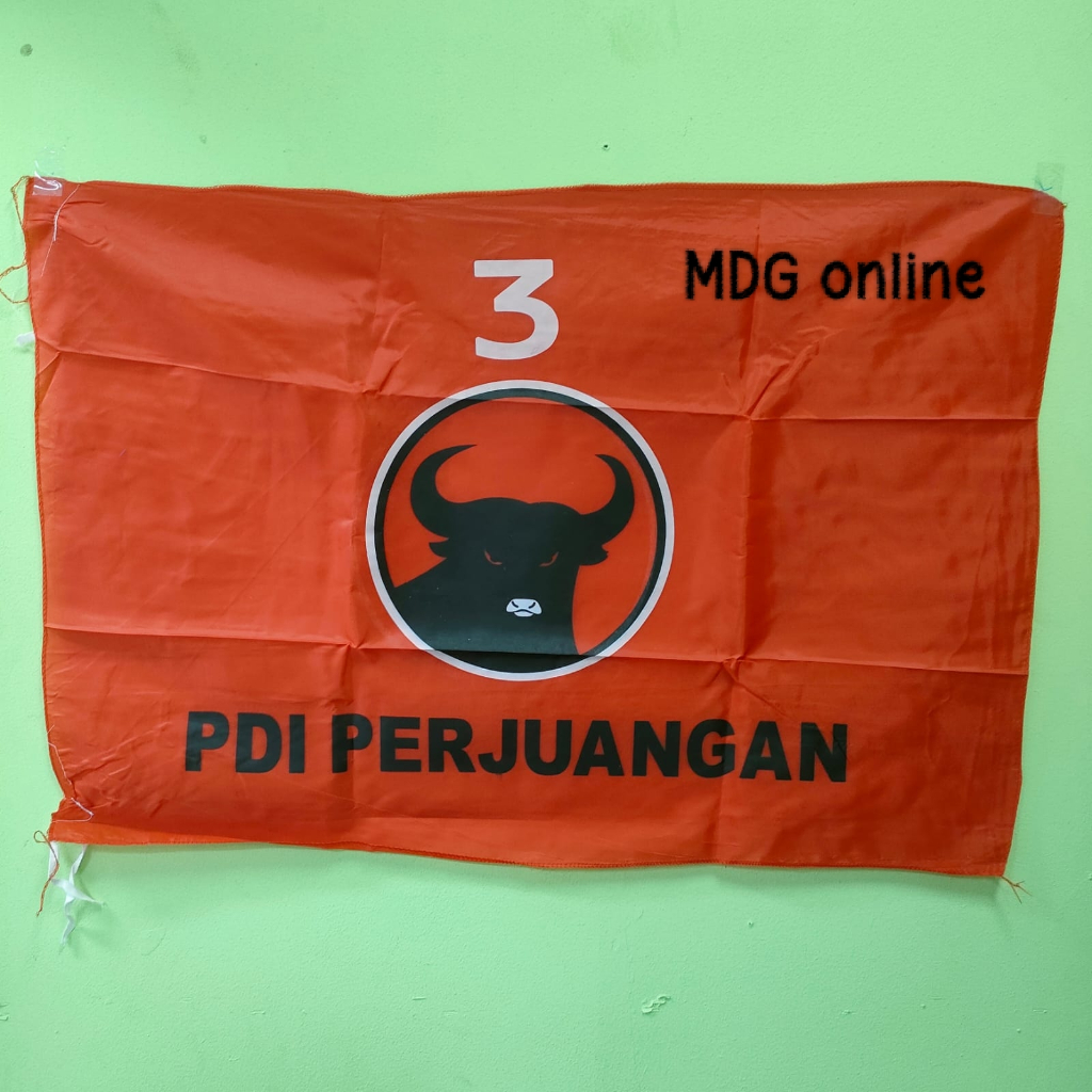 Jual Bendera PARTAI PDI PERJUANGAN | Shopee Indonesia
