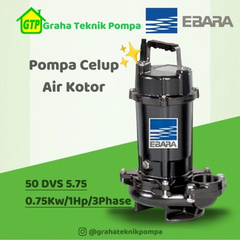 Jual Submersible Semi Vortex EBARA 50 DVS 5.75 | Shopee Indonesia