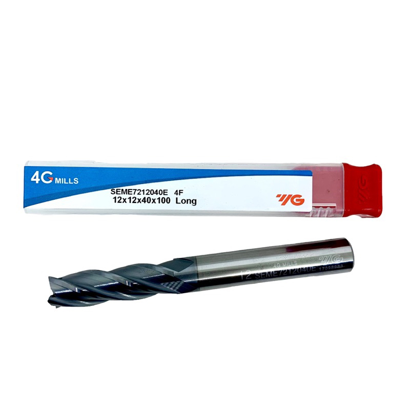 Jual Endmill 12 x 100 mm long carbide HRC45 merk YG baru Endmill 12x100 ...