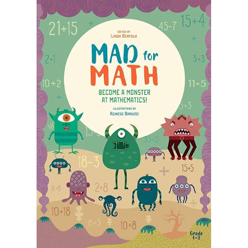 Jual mad for math become a monster at mathematics kids math activity ...