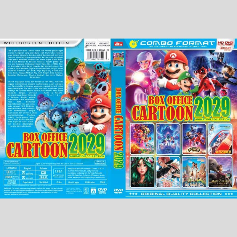 Jual Kaset Koleksi Box Office Cartoon 2029 | Shopee Indonesia