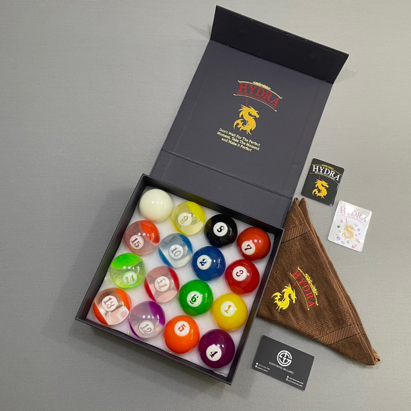 Jual Bola Billiard Hydra Transparan Set - Fullset | Shopee Indonesia