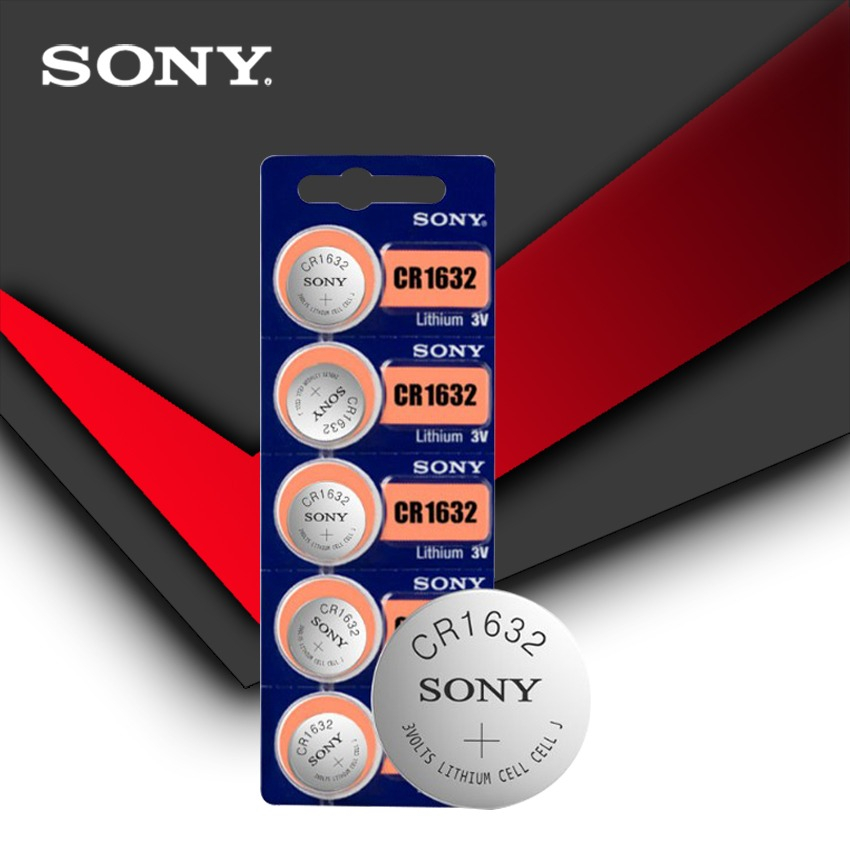 Jual 1 Strip isi 5pcs Baterai Kancing SONY CR1632 CR-1632 CR 1632 3v ...