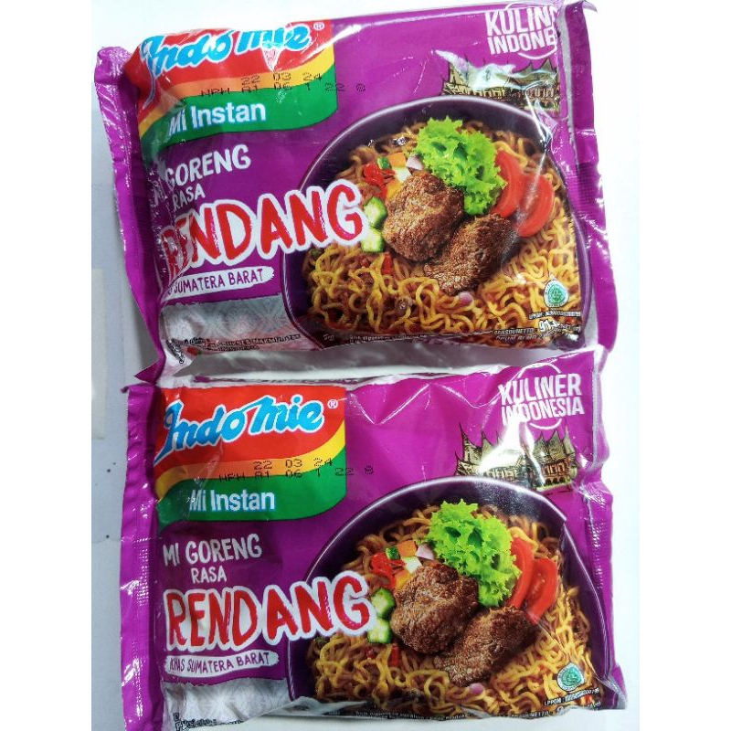 Jual Mie Indomie Goreng Rendang @91gr | Shopee Indonesia