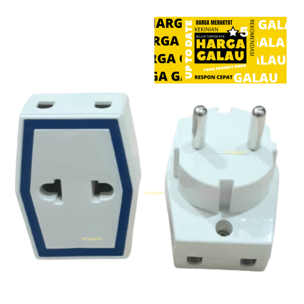 Jual STEKER T MULTI CABANG 3 GEPENG KE BULAT LOKAL COLOKAN LISTRIK FOR ...