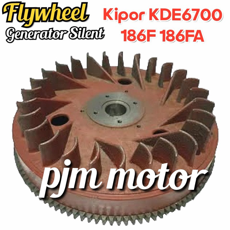 Jual 186 Flywheel magnet magnit mesin genset solar 186Fa 186f kde6700 ...
