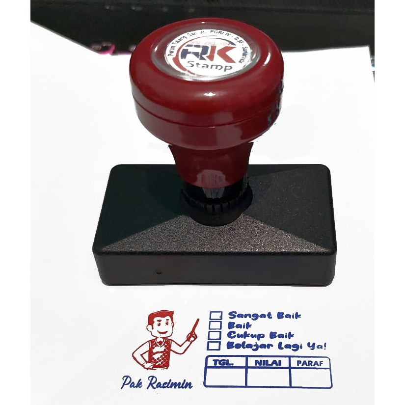 Jual Stempel Nilai Guru Kekinian / Penilaian / Koreksi / Checked ...