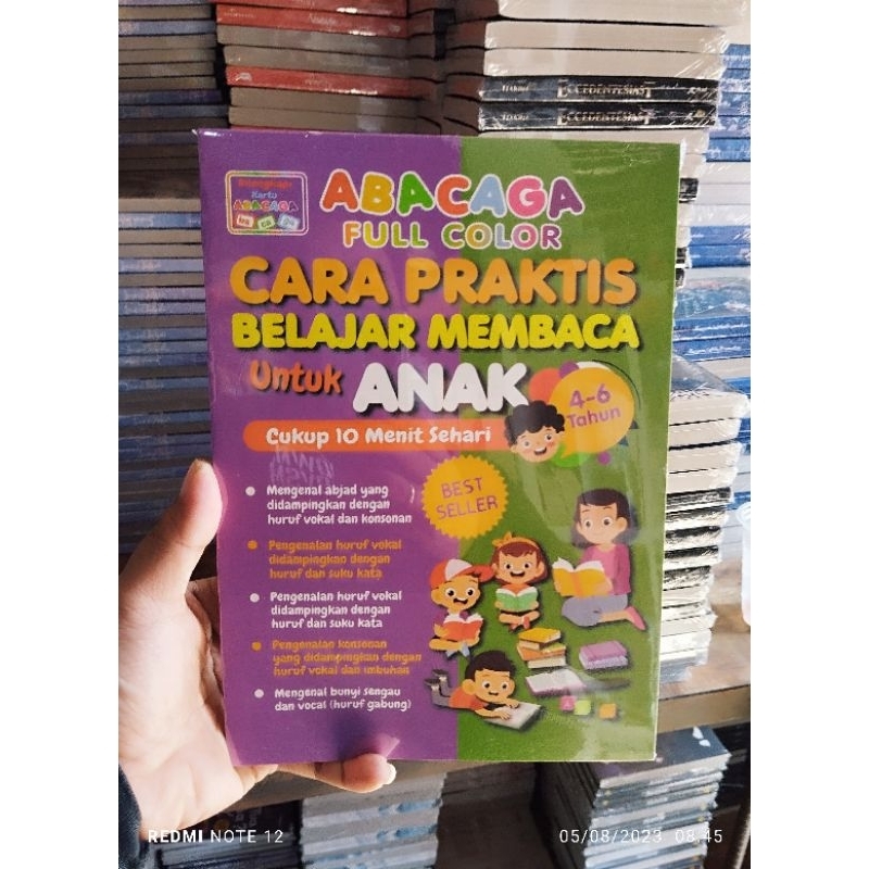 Jual Buku ABACAGA Cara praktis belajar membaca untuk anak / full color ...