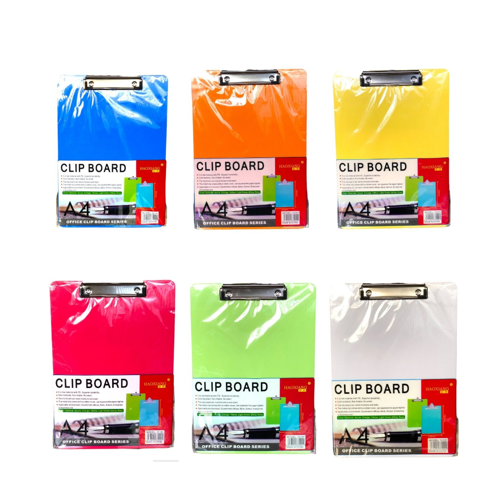 Jual Clip Board Impor Colour 10181 Ukuran A4 Papan Dada Papan Ujian ...