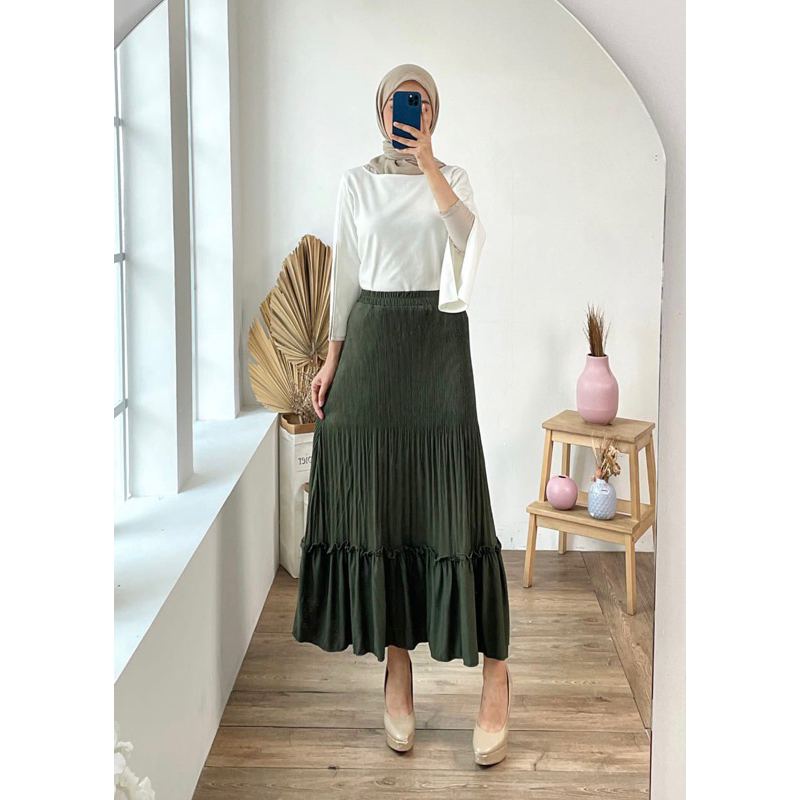 Jual ROK SUSUN CLARA ROK CANDA ROK TUTU TINGKAT ROK POLOS CANTIK KERJA ...