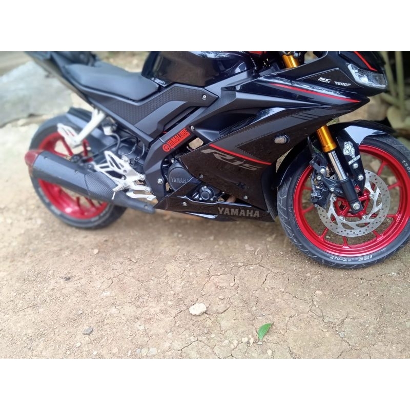 Jual VELG DEPAN SET BAN ORIGINAL R15 V3 REPAINT MERAH CANDY ISTIMEWA ...
