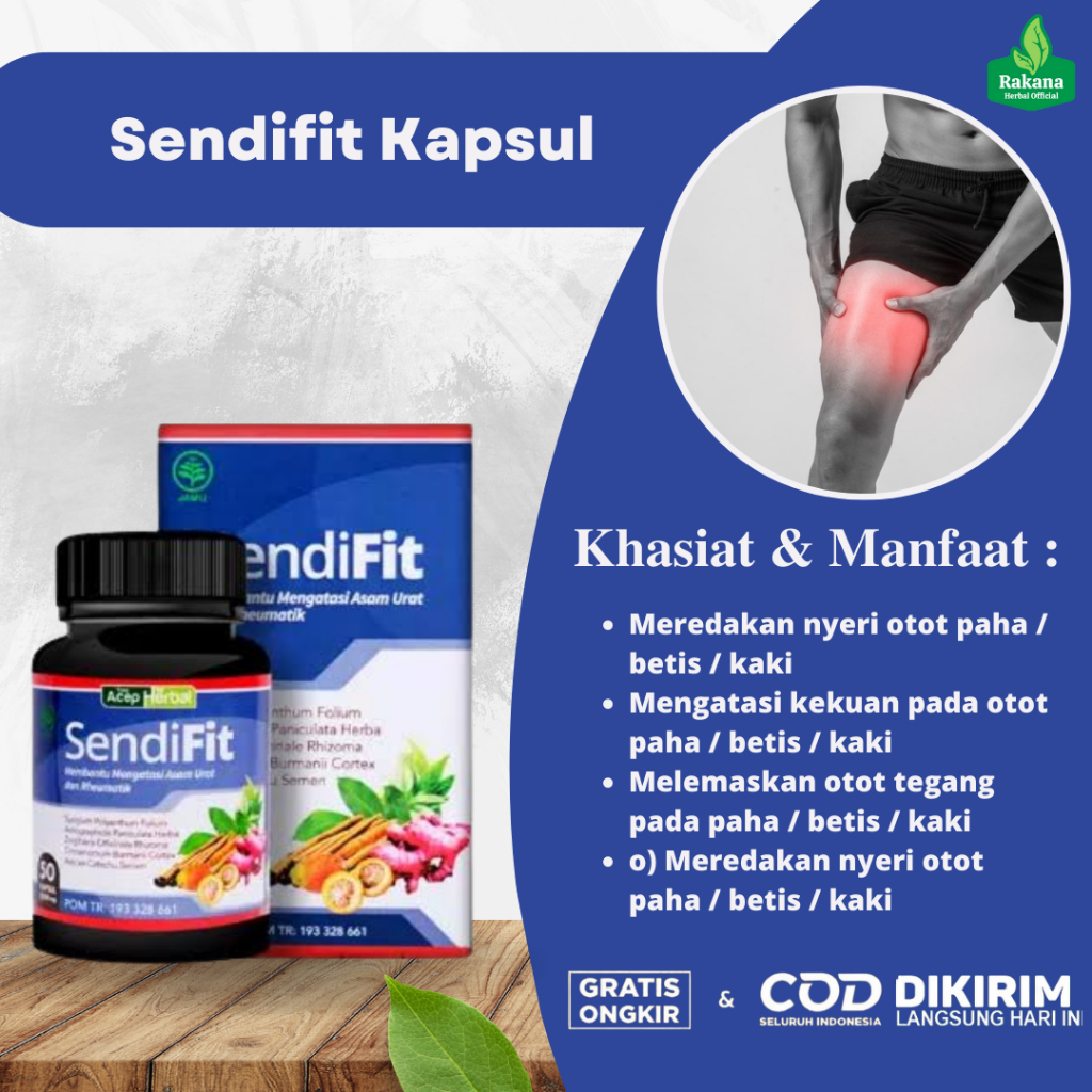 Jual Obat Nyeri Otot Paha, Betis, Kaki, Obat Sakit Otot - Sendifit ...