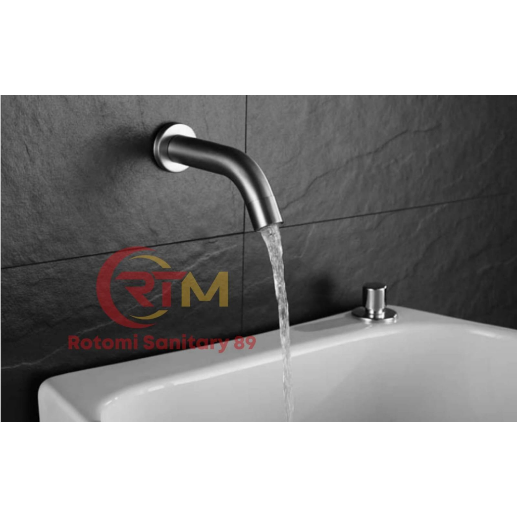 Jual Kran Tembok Stainless tekan ON OFF | Shopee Indonesia