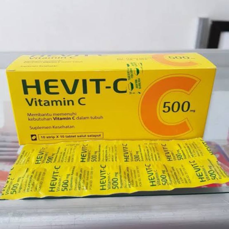 Jual Hevit-C Vitamin C 500 mg 10 Tablet | Shopee Indonesia