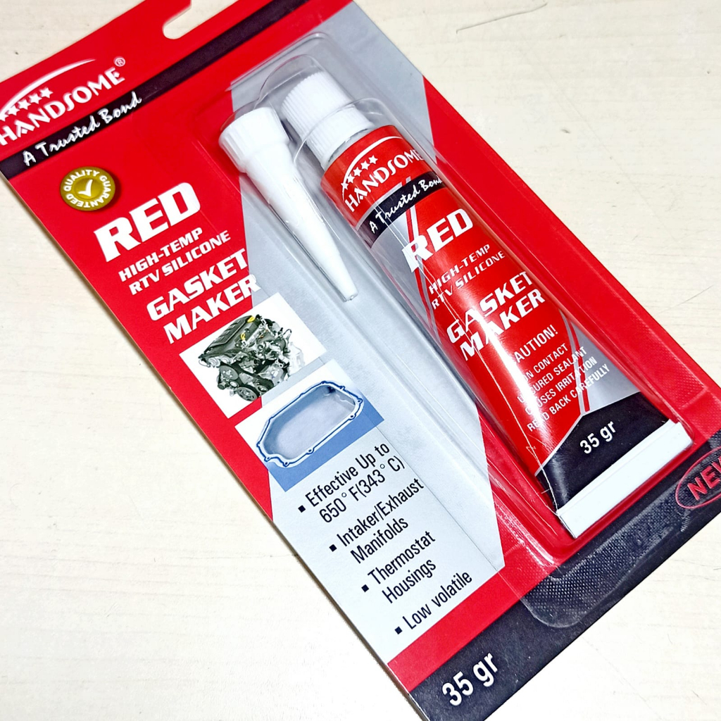 Jual Lem RED GASKET Silikon Lem Packing Silikon GASKET MAKER | Shopee ...