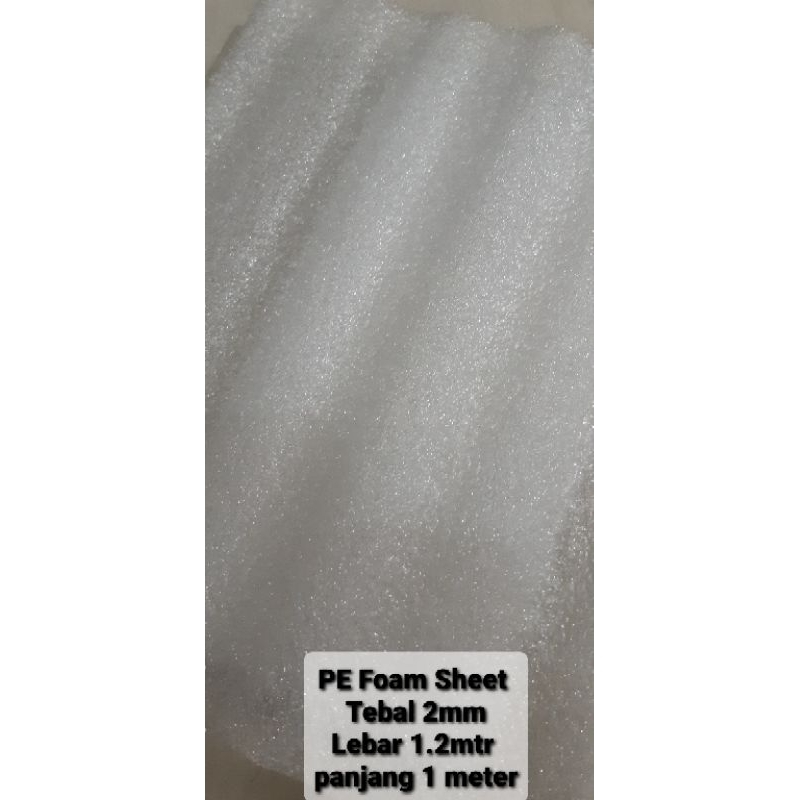 Jual Busa PE FOAM SHEET 2mm lebar 120cm /packing kemasan meteran ...