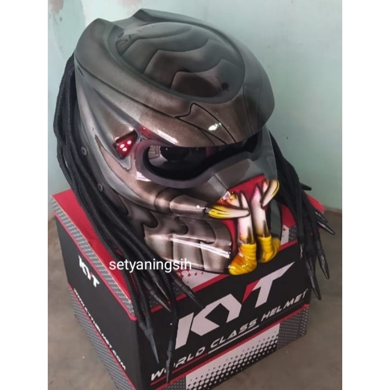 Jual helm predator kyt SNI dot | Shopee Indonesia