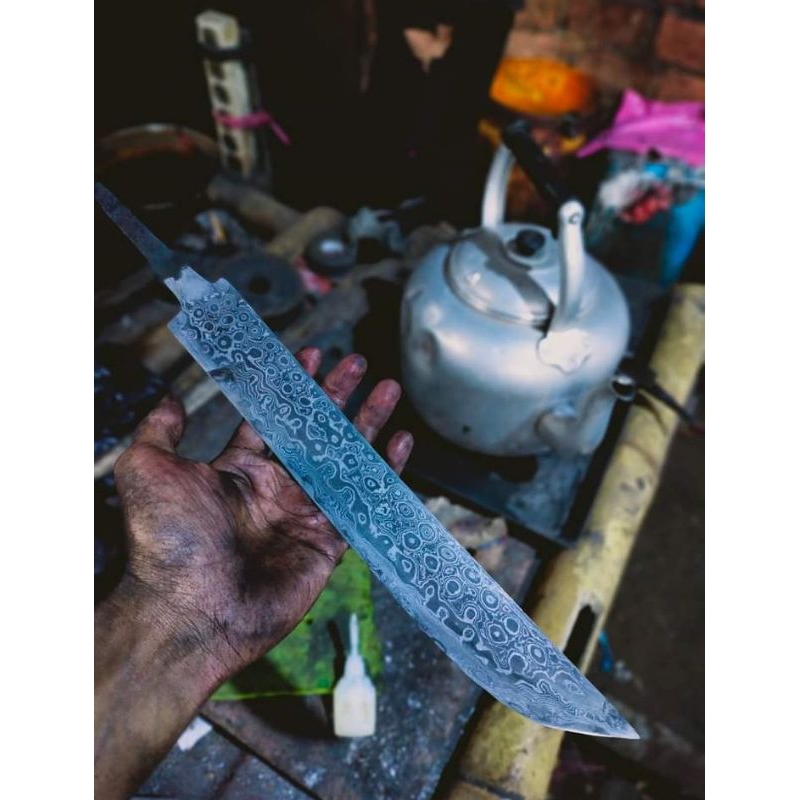 Jual Damaskus bleng golsem 30cm | Shopee Indonesia