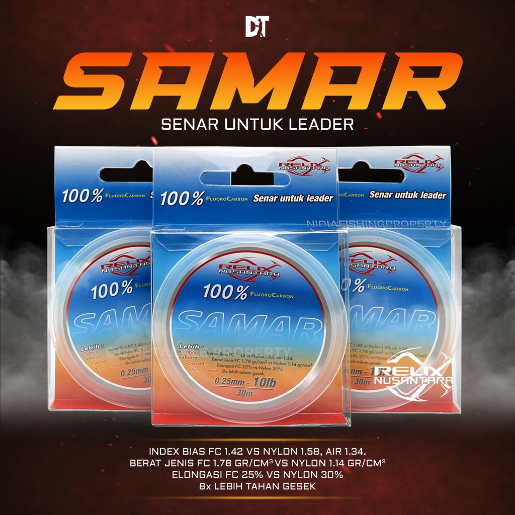 Jual DISKON | SENAR LEADER SAMAR RELIX NUSANTARA FLUOROCARBON 100% | GT Leader Markiman | Senar ...