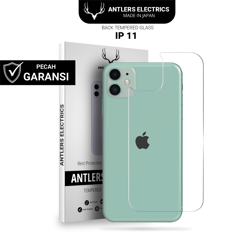 Jual Antlers Electrics Anti gores Belakang Iphone Back Tempered Glass ...