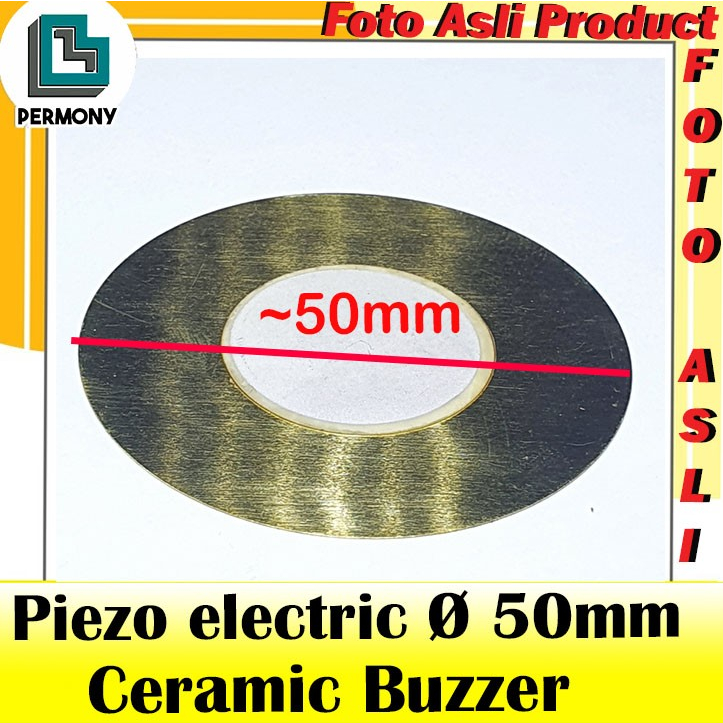 Jual Piezo Electric Ceramic Buzzer 12mm 15mm 20mm 27mm 35mm 50mm Sound Disc Alarm high desible ...