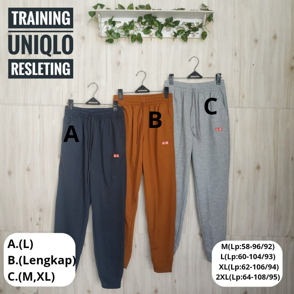 Jual TRAINING UNIQLO RESLETING ORIGINAL | Shopee Indonesia