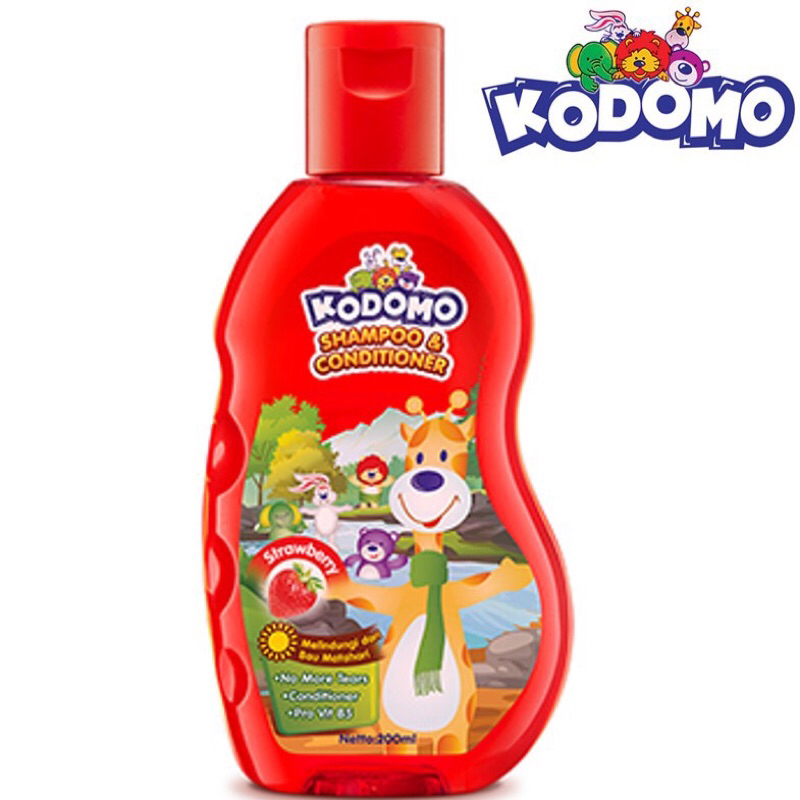 Jual Kodomo Shampoo & Conditioner Strawberry 200 ml | Shopee Indonesia