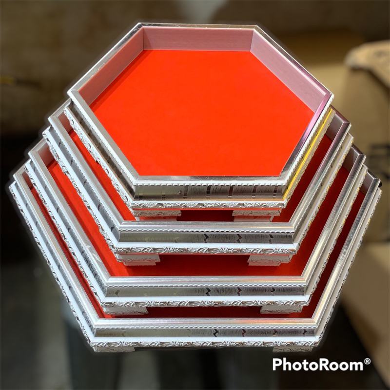 Jual BAKI BOX HANTARAN HEXAGONAL ISI 4 | Shopee Indonesia