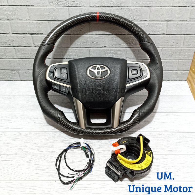 Jual Stir Steer Setir Toyota Innova Reborn Carbon Kevlar Original ...