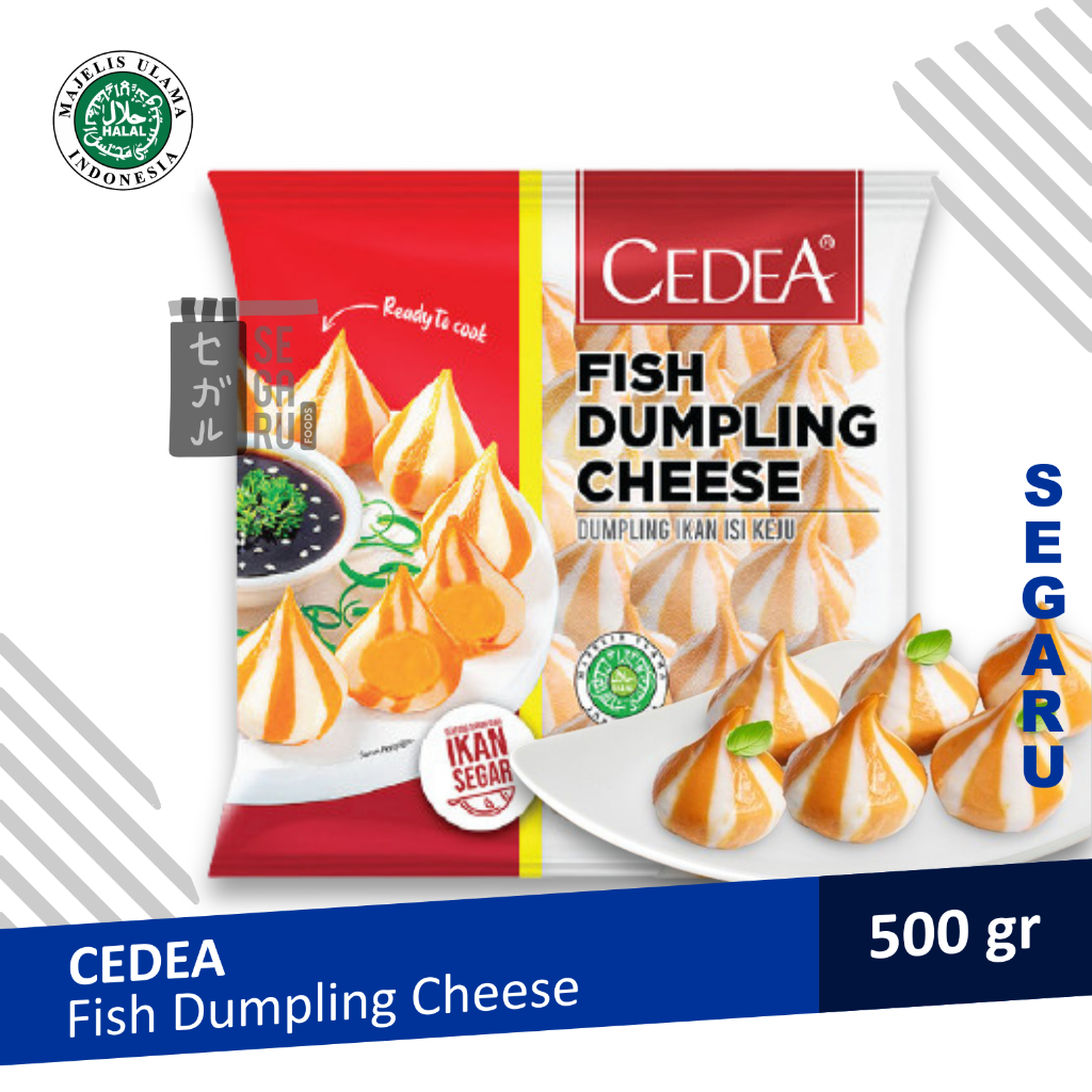 Jual CEDEA Fish Dumpling Cheese | Dumpling Ikan Keju Halal 500 gram ...