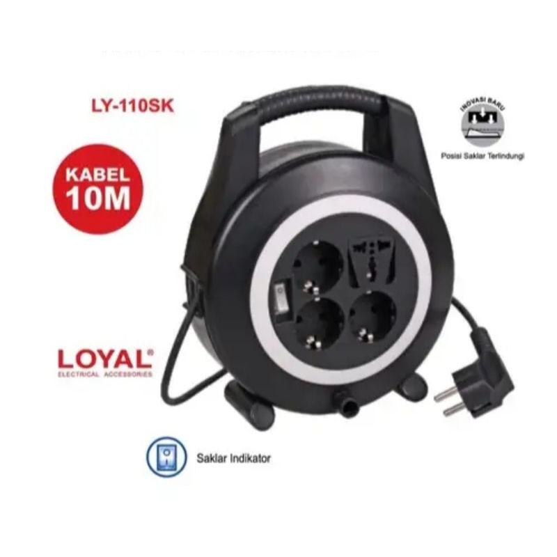 Jual Kabel Roll Loyal LY 110 SK - Kabel Roll 10 Meter Sambungan Kabel | Shopee Indonesia