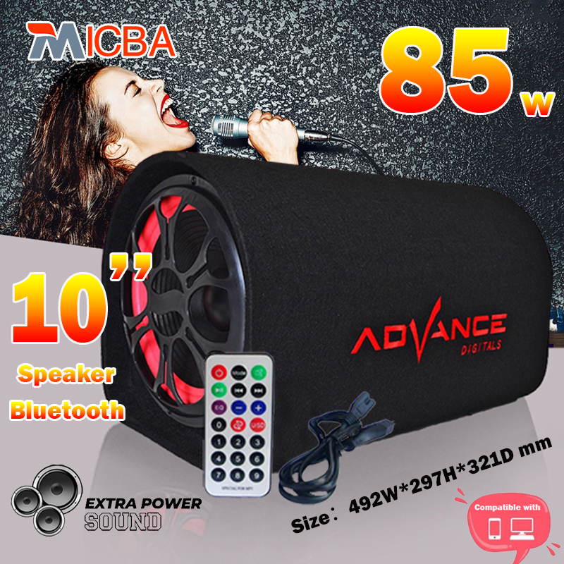 Jual speaker bluetooth bass karaoke 10 inch 85W Colokan Mic Karaoke AC ...