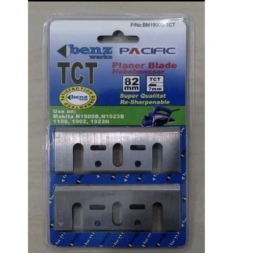 Jual benz werkz mata planer blade tct 82mm mata pisau ketam serut kayu ...
