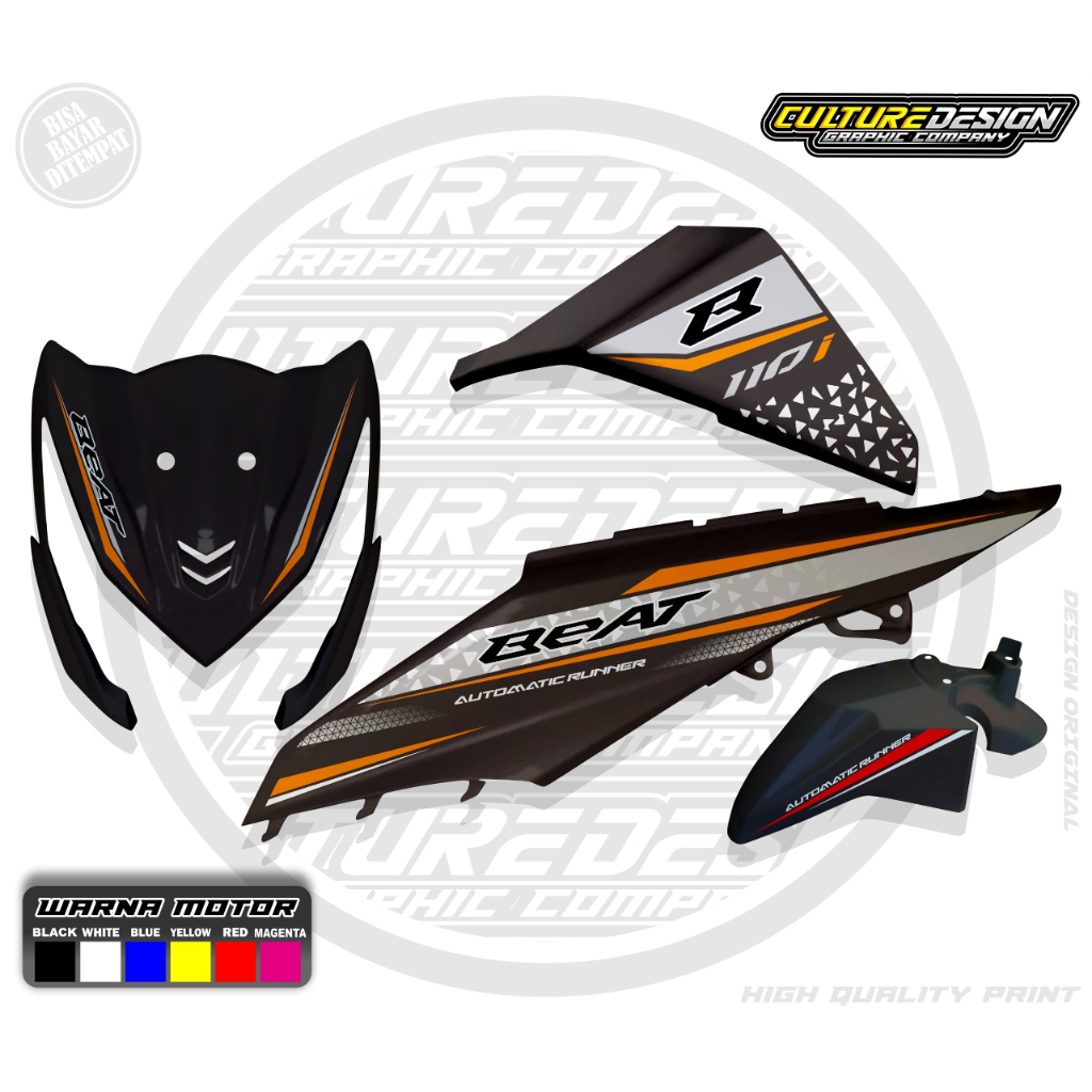 Jual STRIPING TRANSPARAN BEAT FI SIMPLE | Shopee Indonesia
