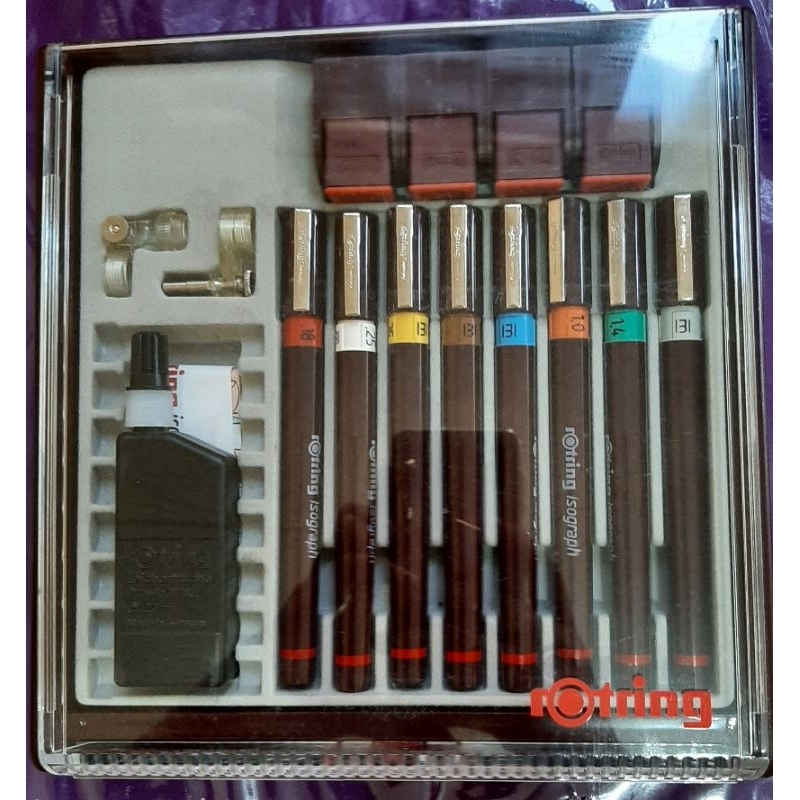 Jual Rotring Rapido Isograph Set Original | Shopee Indonesia