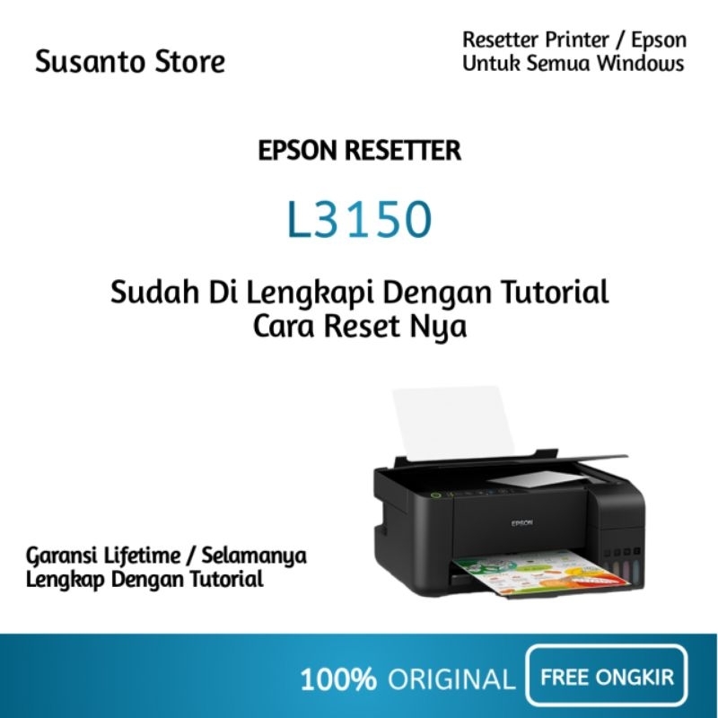 Jual Resetter / Reset Printer Epson L3150 | Shopee Indonesia