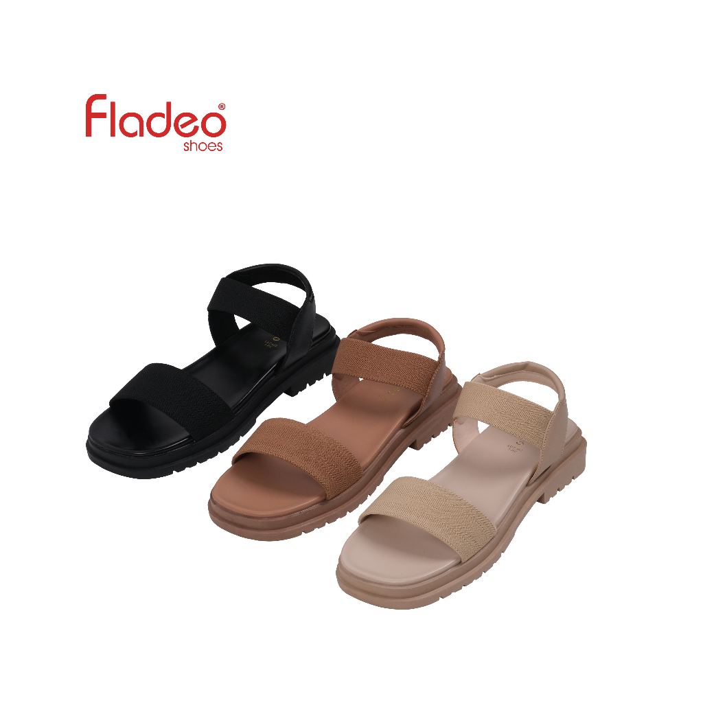 Jual Fladeo G23/LDT452-1RV/Sandal Slide Tali Wanita [ Strap Slipper ...